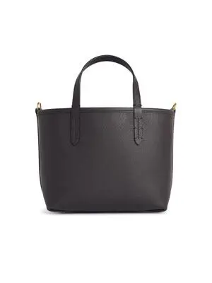 Burberry Bloomsbury Mini Reversible Leather Tote Bag - Brown