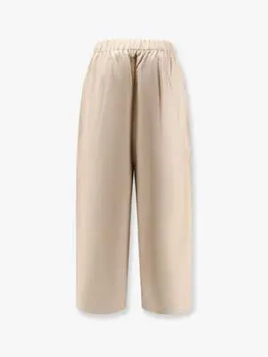 Max Mara Silk And Cotton Jogger Trousers - Multicolor