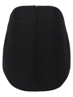 COURREGES Circle Satin Mini Skirt