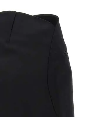 COURREGES Circle Satin Mini Skirt