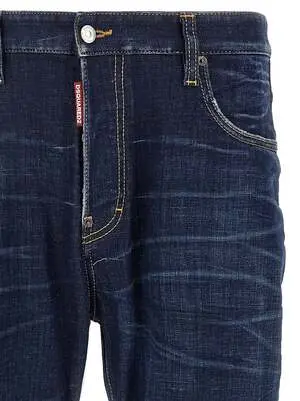 Dsquared2 642 Stretch Cotton Denim Jeans