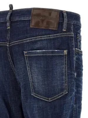 Dsquared2 642 Stretch Cotton Denim Jeans