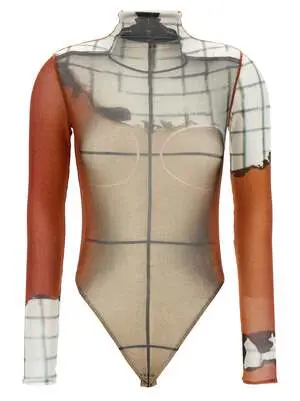 JEAN PAUL GAULTIER The Fire" Bodysuit - Multicolor