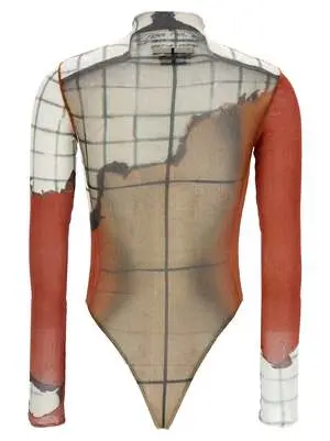 JEAN PAUL GAULTIER The Fire" Bodysuit - Multicolor