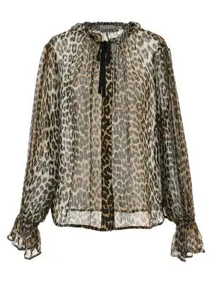 Ganni Elasticated Shirts For Women