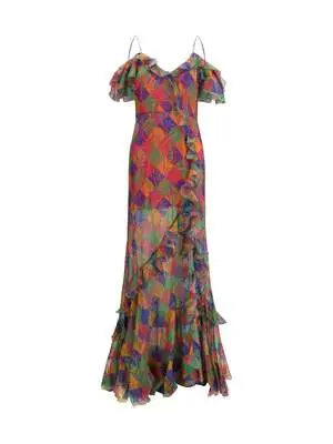 Etro Long Silk Dress