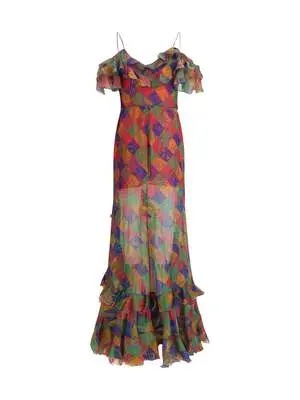 Etro Long Silk Dress