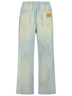 Amiri Light Cotton Jeans With Vintage Effect - Blue