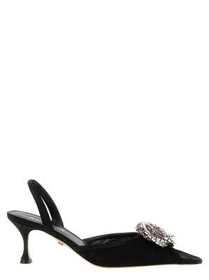 Mach & Mach Galaxy" Slingback - Black