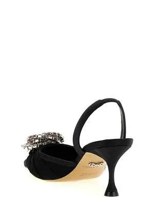 Mach & Mach Galaxy" Slingback - Black