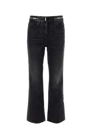 Givenchy GIVENCHY Black Wash Cotton Jeans Multicolor