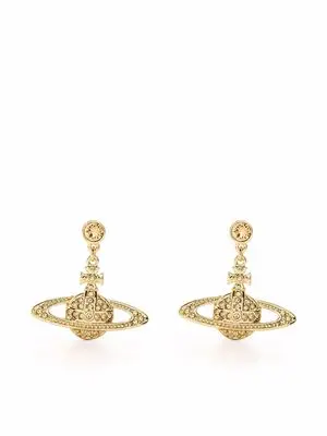 VIVIENNE WESTWOOD Mini Relief Drop Earrings - Silver