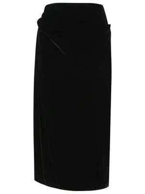 Etro Viscose Blend Skirt - Black