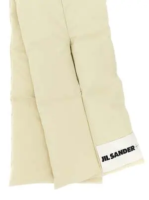 JIL SANDER Down Scarf 01' Scarf - Cream