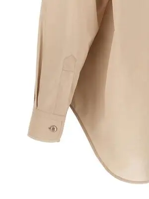 Moschino Cotton Shirt With Patch Pocket And Embroidery