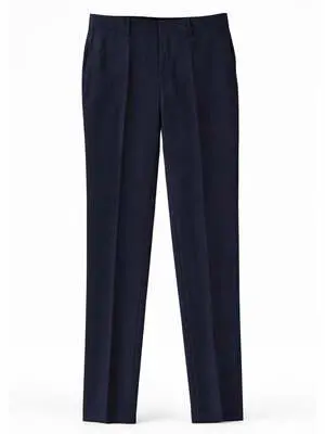 BOSS H-genius Wool Trousers - Blue