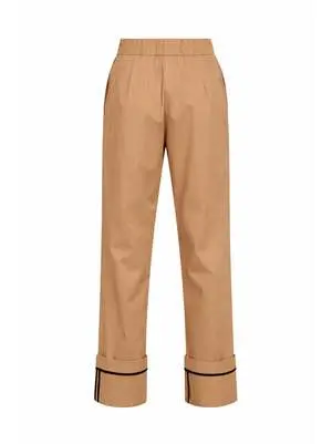 Herno Cotton Gabardine Trousers - Multicolor