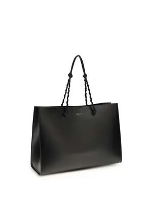 JIL SANDER Tangle Tote Bag - Black