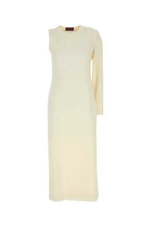 Gucci One-shoulder Dress - White
