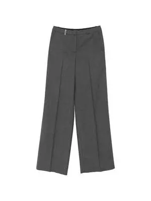 Peserico Linen Wide Leg Pants - Multicolor