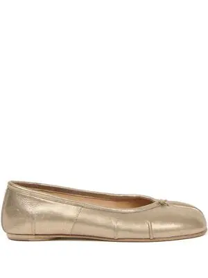 MAISON MARGIELA MAISON MARGIELA Tabi Metallic Leather Ballerinas