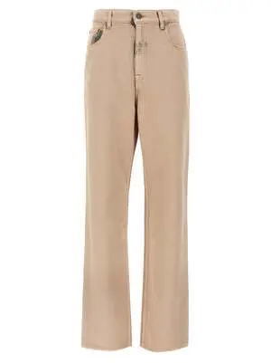 GOLDEN GOOSE Kim Straight Leg Jeans - Pink
