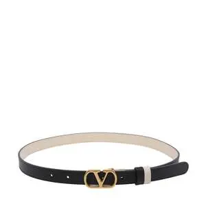 Valentino Garavani Vlogo Signature Reversible Belt - Black