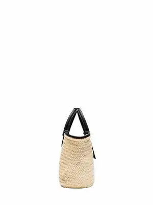 Jacquemus Black Soli Basket Beach Bag
