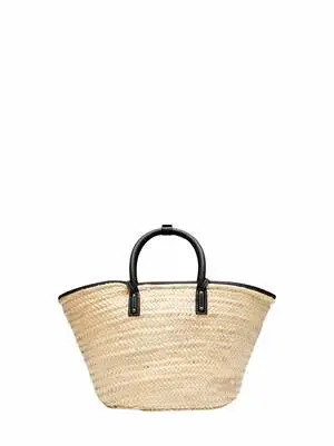 Jacquemus Black Soli Basket Beach Bag