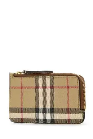Burberry Printed Canvas Card Holder - Multicolor
