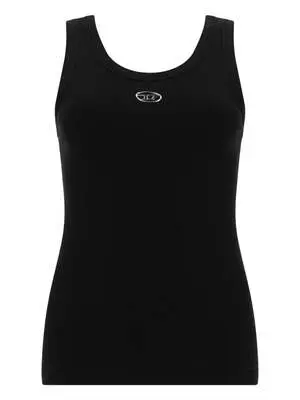 DIESEL® T-anki-od" Ribbed Tank Top - Black