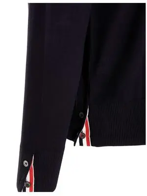 Thom Browne Bar Merino Wool Sweater