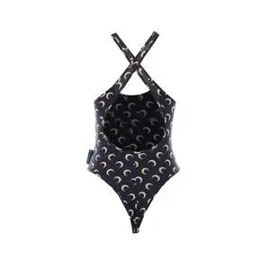 MARINE SERRE Moon Print One-piece Swimwear