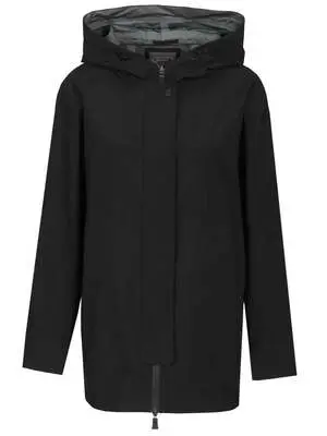 Herno A-shape Windstopper Hooded Jacket - Black