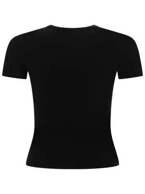 DIESEL® Ribbed T-shirt - Black