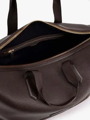TOM FORD Leather Travel Bag With Suede Inserts
