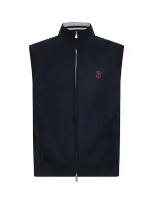 Brunello Cucinelli Knit Logo Vest