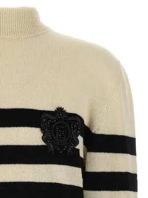 Balmain Marinière Striped Wool And Cashmere Sweater - Multicolor