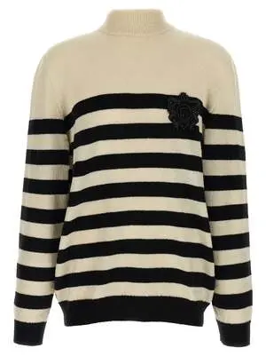 Balmain BALMAIN Marinière Striped Wool And Cashmere Sweater Multicolor
