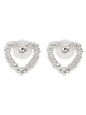 SELF-PORTRAIT Crystal Heart Earrings