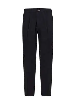 Herno Two-way Stretch Wool Canvas Trousers