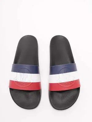 Moncler Basile Slides Charcoal - Multicolor
