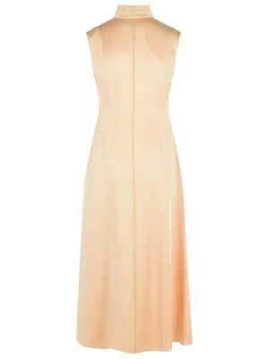JIL SANDER Sleeveless Deep Neckline Dress - Pink