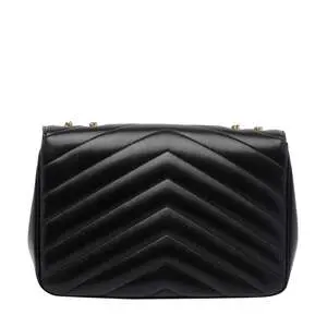Saint Laurent Large Loulou Shoulder Bag - Black