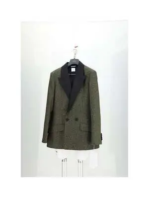 Dior Double Breasted Shawl Collar Blazer - Multicolor