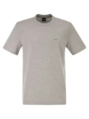 BOSS Cotton Jersey T-shirt With Logo - Multicolor