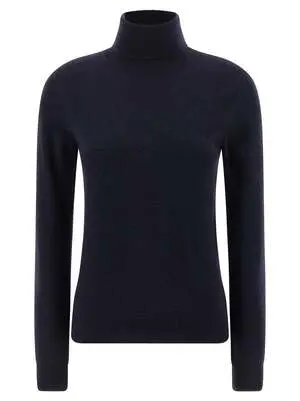 Balenciaga Standard Turtleneck Cashmere Sweater - Blue