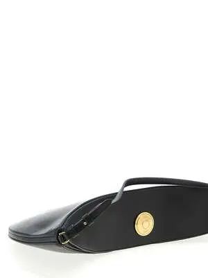 Jacquemus Le Sac Ovalo Leather Shoulder Bag - Black