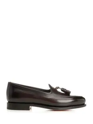 Santoni Andrew Tassel Loafers - Brown