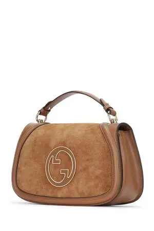 Gucci G.blondie Suede Dafne Handbag - Multicolor